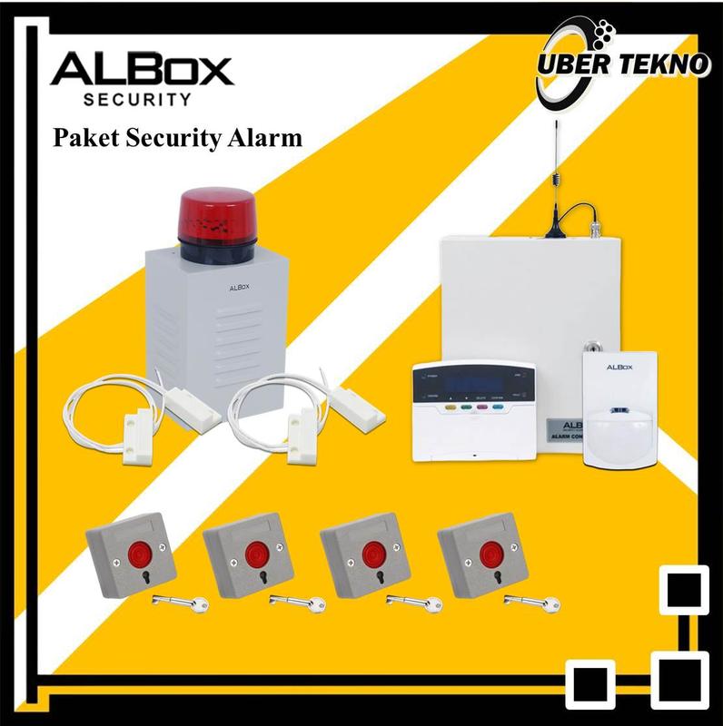 Paket Alarm Intruder 8 Zone Albox Alarm Security System - Shop | Tokopedia