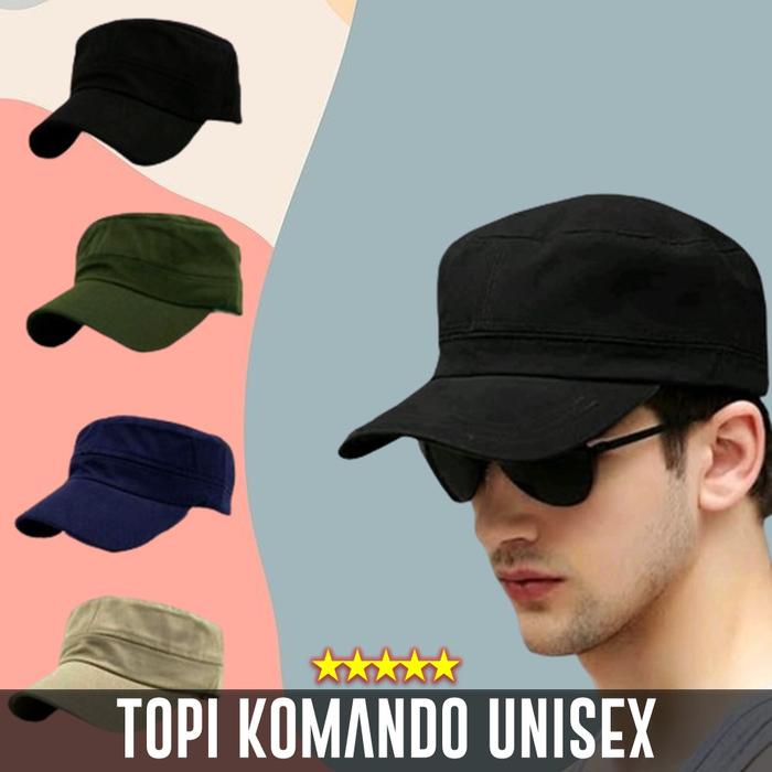 Jual Topi Komando Polos Terbaru TOP 16 - Hitam - Jakarta Barat - Gudang ...