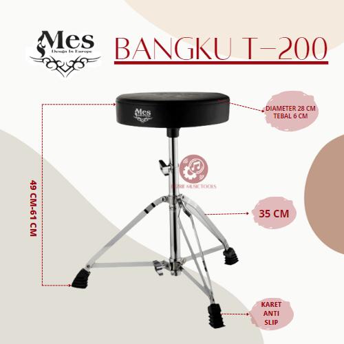 Mes-T200 Drum Throne Bangku Drum - Shop | Tokopedia