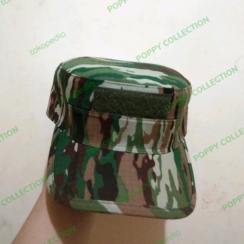 TOPI PET PDL KOMANDO LORENG TNI AD TERBARU - TOPI PDL LORENG - Shop ...