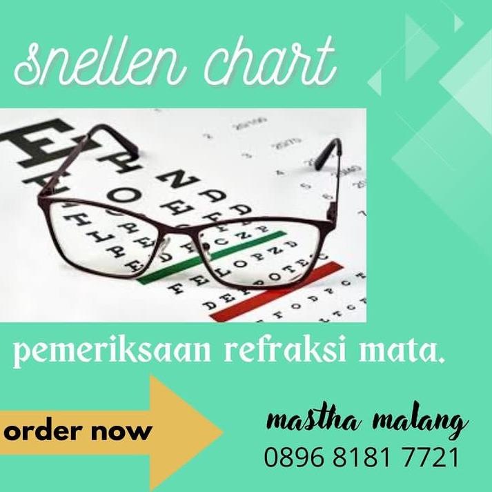 Snellen chart Alat Periksa Mata - Shop | Tokopedia