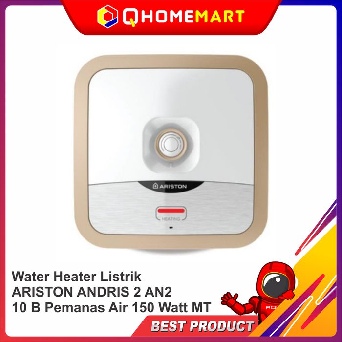 Promo Water Heater Listrik ARISTON ANDRIS 2 AN2 10B 15B MT Pemanas Air ...