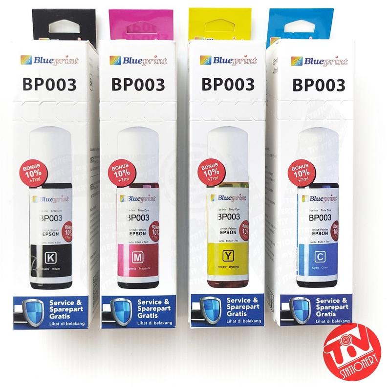 Refill Tinta Printer Blueprint Epson 003 (72 ml) - Shop | Tokopedia