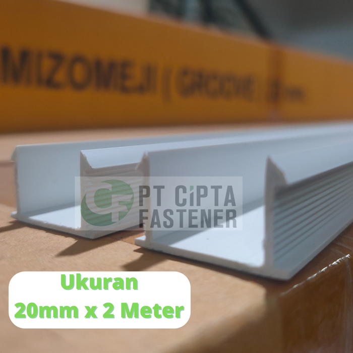 Jual Tali Air Dinding/ Shadow Line/ MIZOMEJI UPVC Groove 20mm x 2 Meter ...