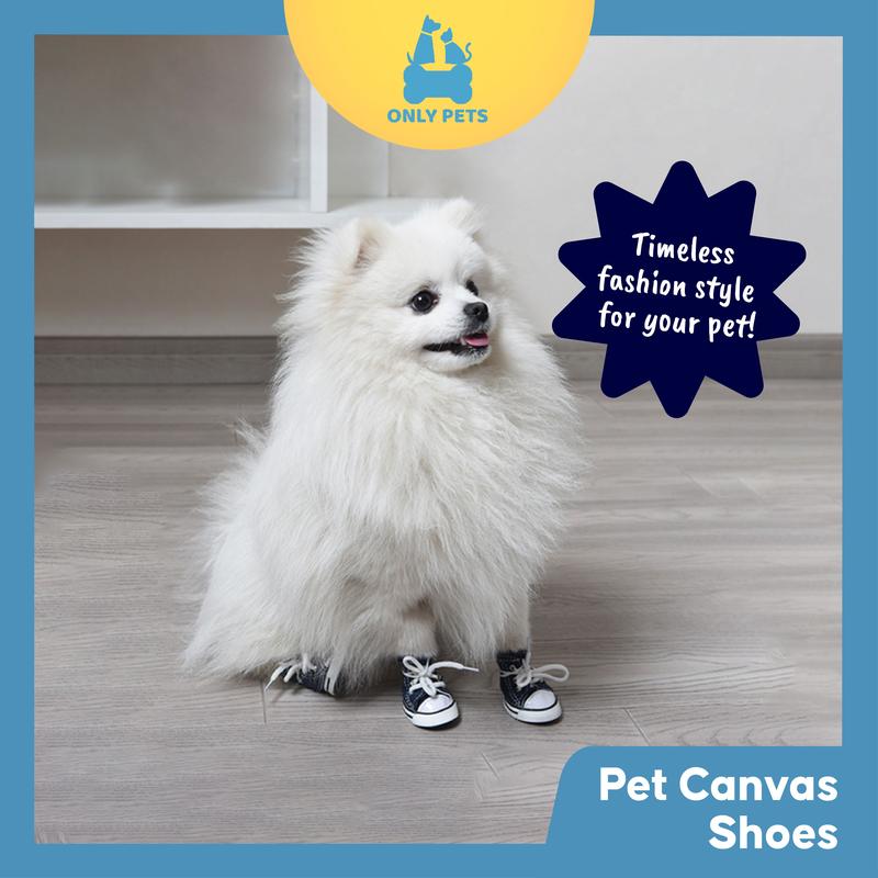 ONLY PETS Sepatu Anjing Kucing Casual Canvas Sneaker Premium - Shop ...