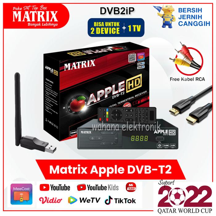 Jual Receiver Tv Set Top Box Matrix Garuda DVB T2 Digital Original ...