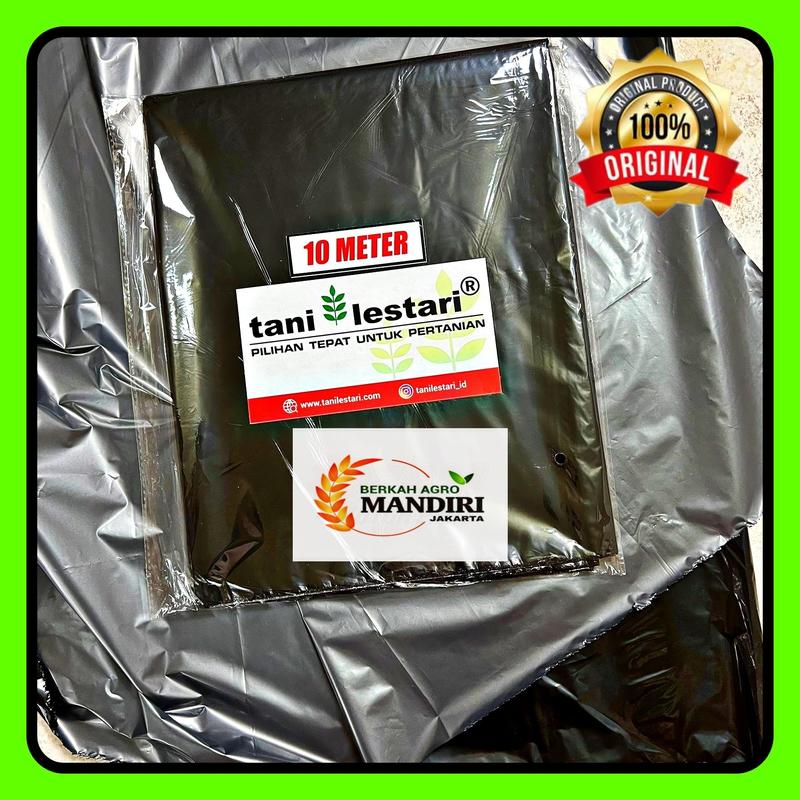 Plastik mulsa hitam perak Lebar 120 cm Panjang 10 meter TANI LESTARI ...