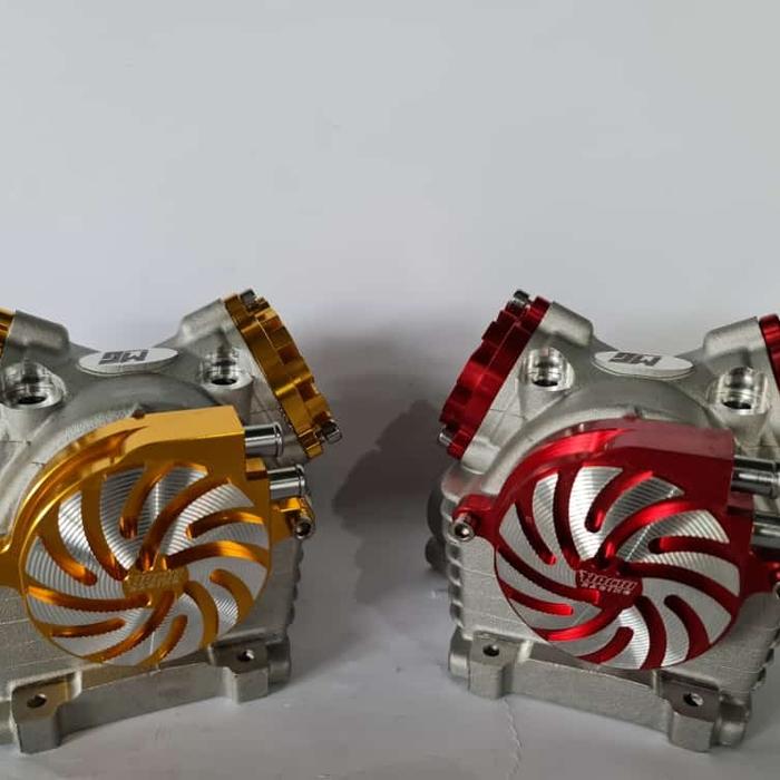 Jual head mio 4 klep 20 23 mg racing head mio 4 valve - cover head gold ...