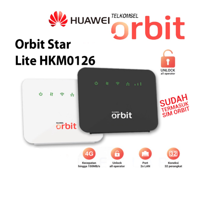 Jual Telkomsel Orbit Star Lite HKM0126 Modem Router All Operator Baru ...