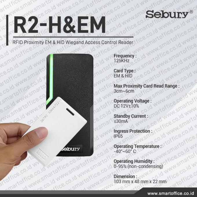 Premium HID & RFID Proximity Reader Sebury R2 Wiegand Interface - Shop ...