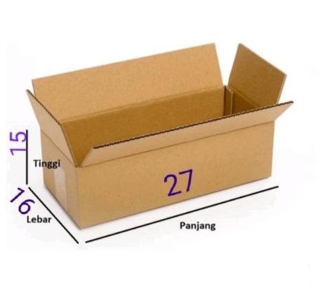 KARDUS PACKING BOX M | 27 x 16 x 15 cm - Shop | Tokopedia
