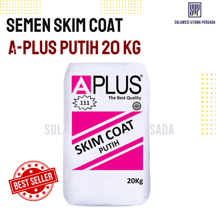 Jual Plamur Tembok Aplus Skim Coat Merah 20 KG - Kota Makassar ...