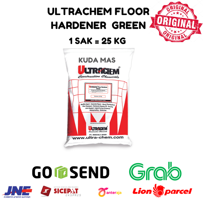 Jual Ultrachem Floorhardener Floor hardener Warna Hijau Green 25 KG ...