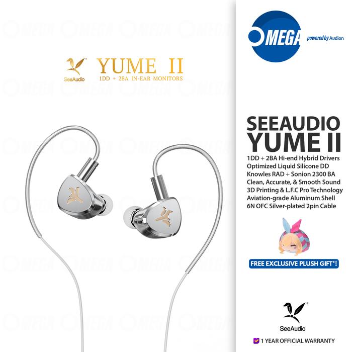 Jual SEEAUDIO YUME II/YUME 2/YUME2 1DD+2BA Hybrid Drivers 2pin In-ear ...