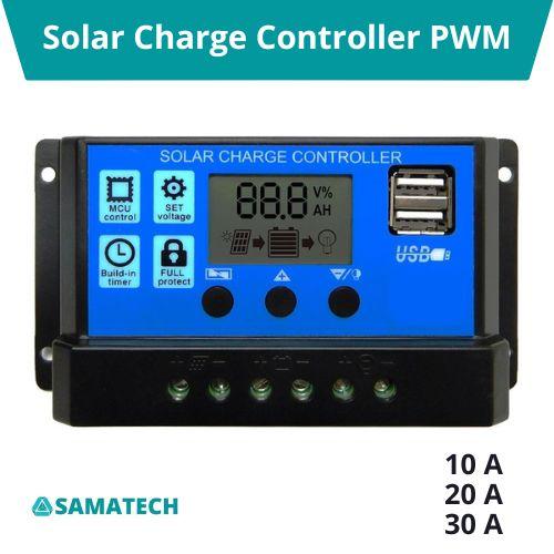 Solar Charge Controller SCC PWM Pengisi Daya Surya 10A 20A 30A - Shop ...