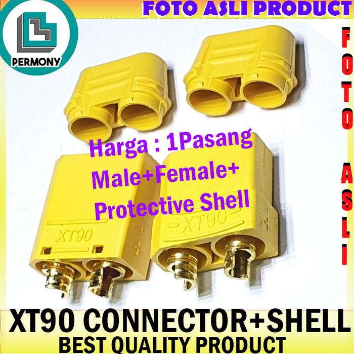 Jual XT90H Connector konektor soket Male Female Plug Battery XT-90H ...