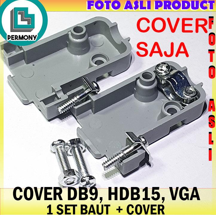 Cover DB9 hdb15 male female vga db15 - Shop | Tokopedia