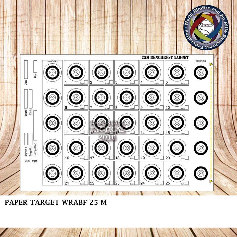 PAPER TARGET WRABF 25 M / KERTAS SASARAN 25 M - Shop | Tokopedia