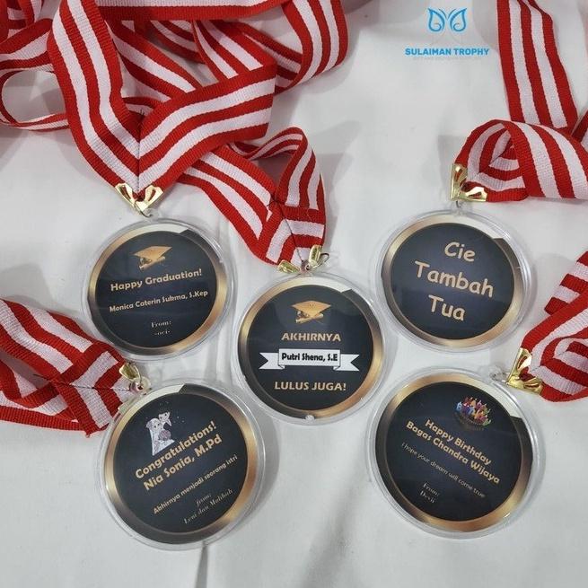 Jual Medali / Mendali Wisuda Graduation dan Ulang Tahun free custom ...