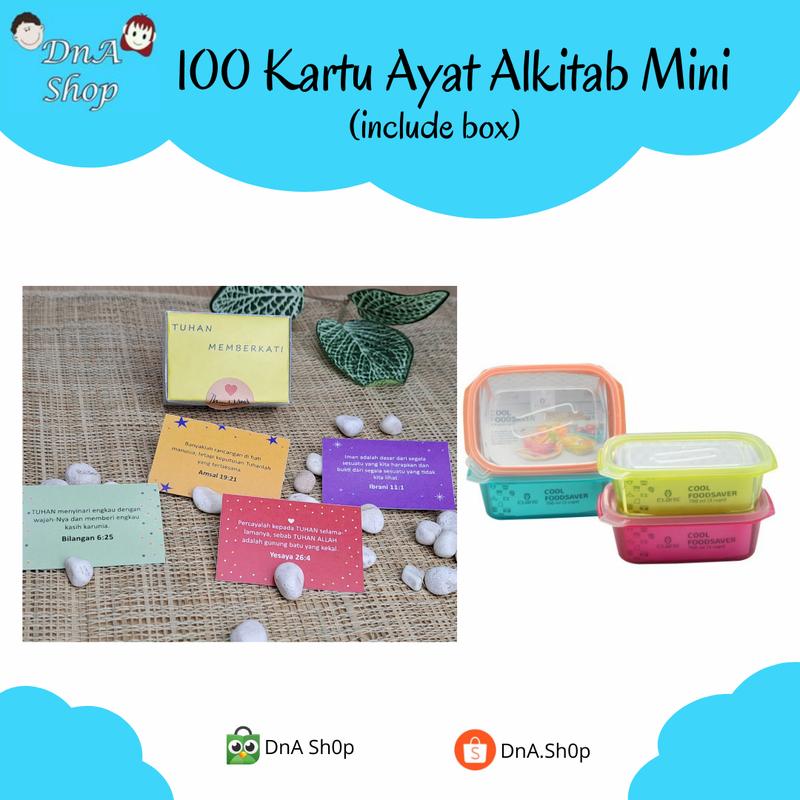 100 Kartu Ayat Alkitab Mini (Versi Bahasa Indonesia) - Shop | Tokopedia