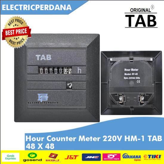 Hour Counter Meter 220V AC HM-1 48x48 TAB - Shop | Tokopedia