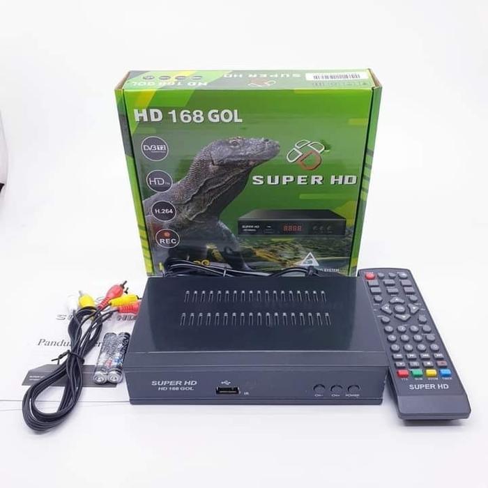 Jual set top box digital HD 168 GOL KOMODO Receiver TV Super HD DVS T2 ...