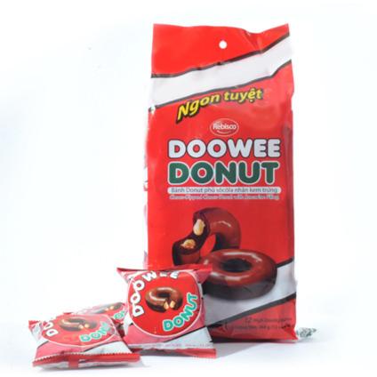 Rebisco Doowee Donut Chocolate - 30g x 12pcs - Shop | Tokopedia