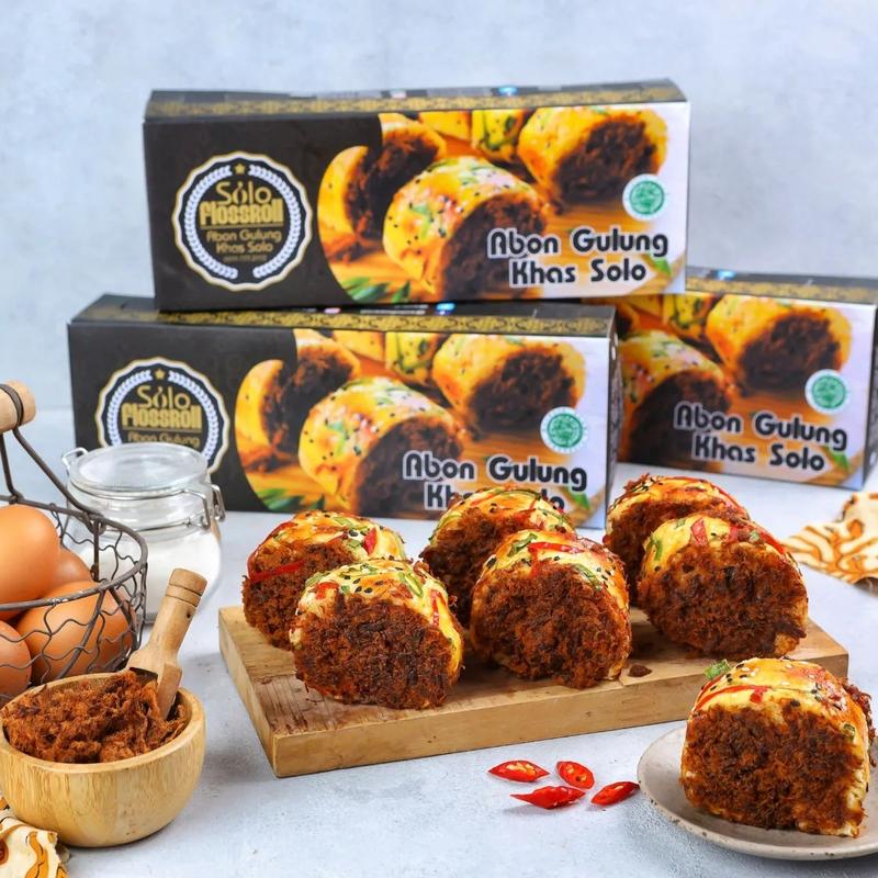 Roti Abon Gulung Sapi Original - SOLO FLOSSROLL - Shop | Tokopedia