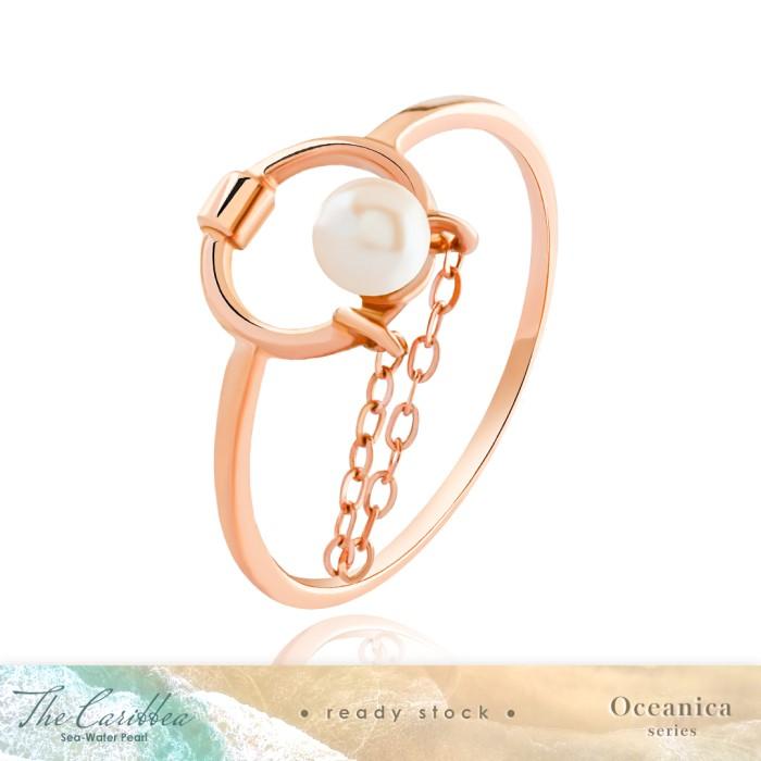 Promo Cincin Mutiara Emas The Caribbea 17K Oceanica Series Cicil 0% 3x ...