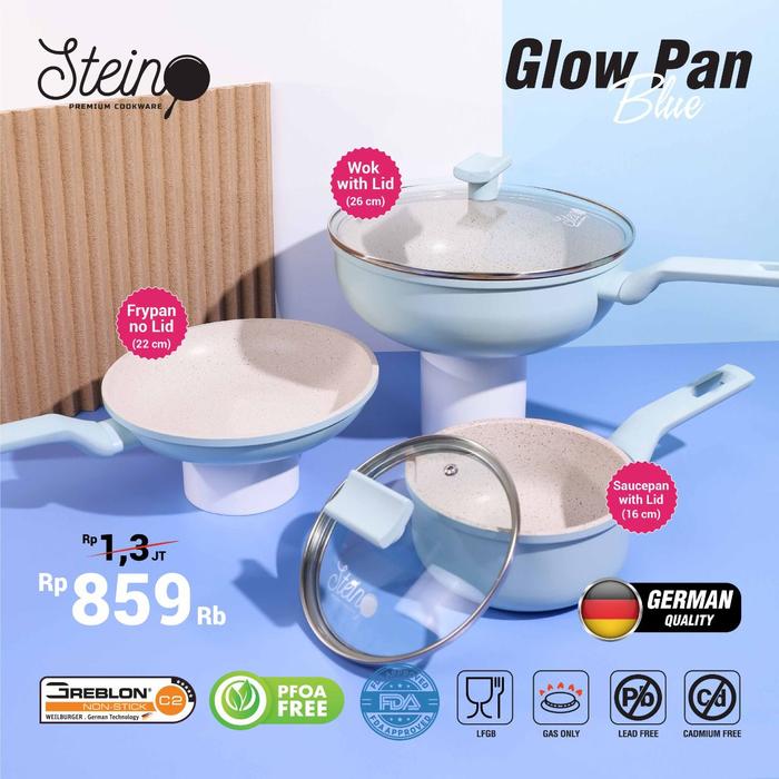 Jual Stein Cookware Glow Pan / Paket Glowpan Series by Steincookware ...