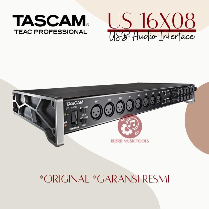 Tascam Us16x08 US 16x08 USB Audio Interface High-Resolution Original ...