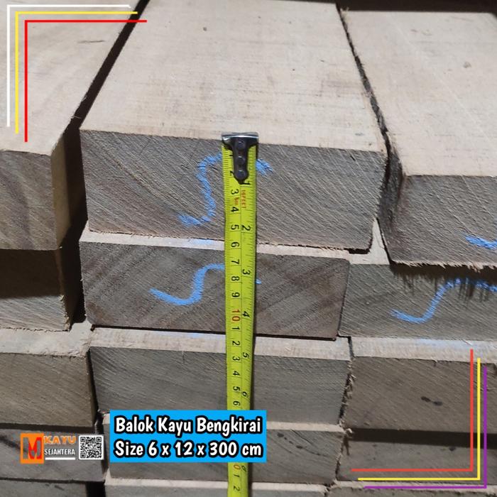 Jual Beam Balok Kayu Bengkirai Super Kalimantan 6 x 12 x 300 cm - No ...