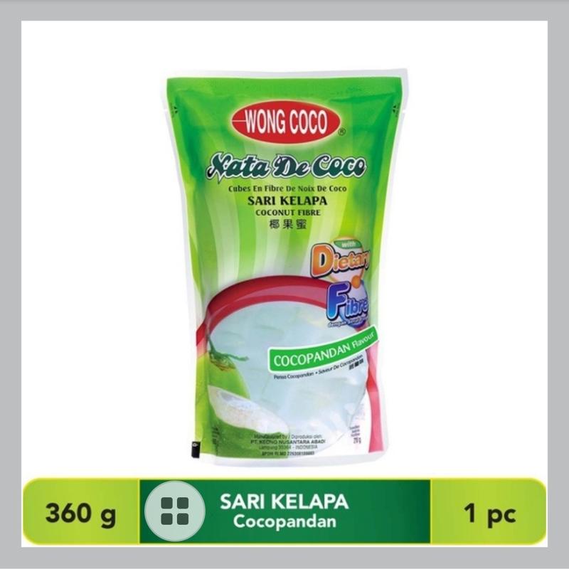 Wong Coco Nata De Coco Sari Kelapa Cocopandan 360gr - Shop | Tokopedia
