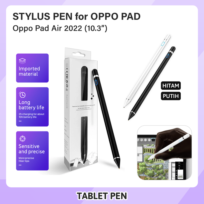 Jual Smart Stylus Pen untuk Oppo Pad Air 2022 10.3 inch Tablet Pencil ...