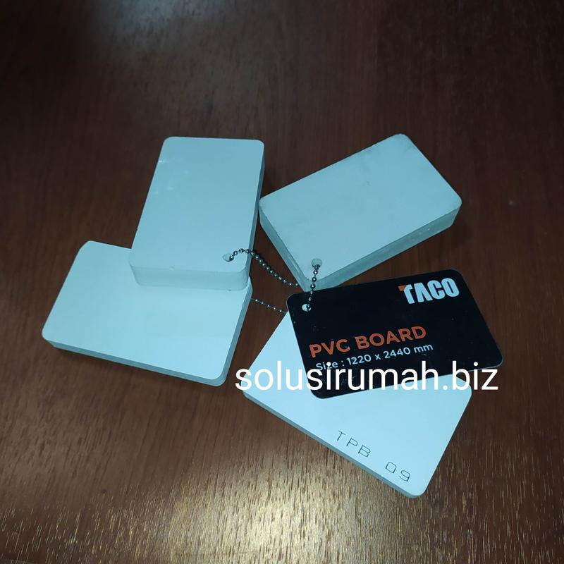 KATALOG PVC BOARD TACO SAMPLE BAHAN PAPAN PUTIH WHITE CONTOH - Shop ...