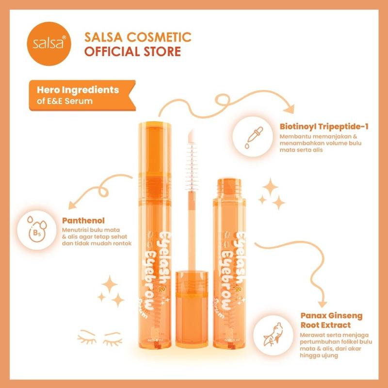 SALSA EYELASH N EYEBROW SERUM - SERUM BULU MATA DAN ALIS SALSA - Shop ...