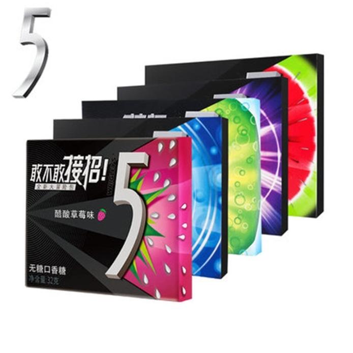 Wrigley's 5 Gum Sugar Free Permen Karet tipis - Shop | Tokopedia