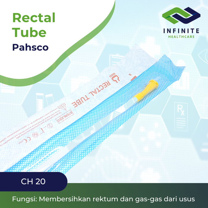 Jual Rectal Tube Pahsco size 20, 24, 26, 28, 30, dan 32 Original COD ...