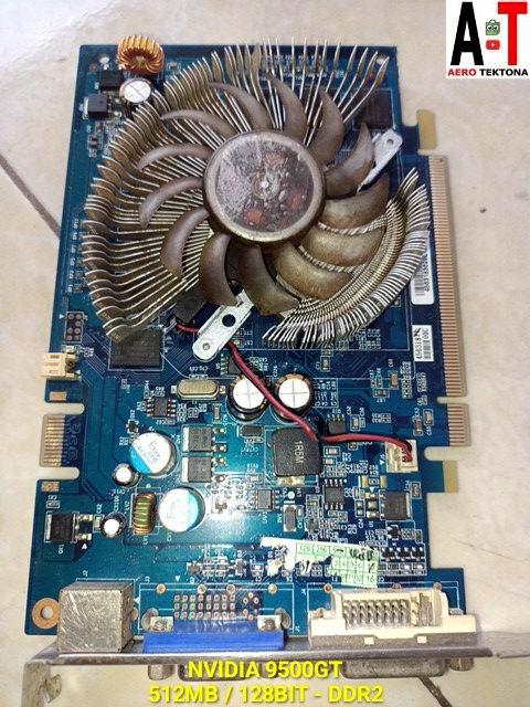 Jual VGA CARD NVIDIA GEFORCE 9500GT 256MB 128BIT DDR2 - DVI to VGA ...
