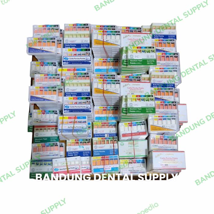 Jual DENTAL GUTTA PERCHA (GUTTAP) & PAPER POINT - Ppr Point 45-80 ...
