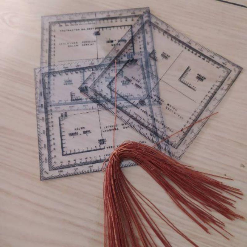 PROTECTOR NAVIGASI / PENGGARIS PETA / ALAT BANTU NAVIGASI PROTACTOR ...