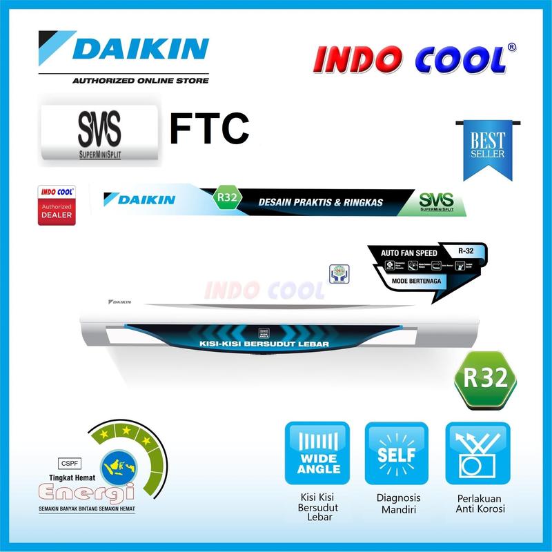 AC DAIKIN STANDART 1PK FTC25 - Shop | Tokopedia