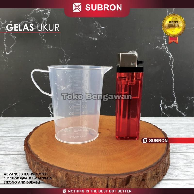 SUBRON Gelas Ukur 100 ml GU-100 0,1L Plastik Mini Takaran Mungil - Shop ...