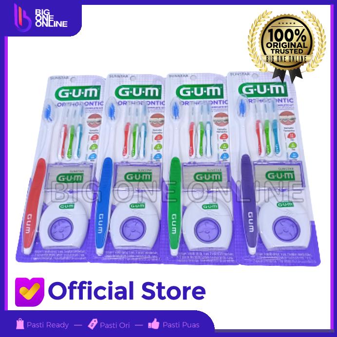 Paket Lengkap Perawatan Gigi GUM Ortho, GUM Orthodontic KIT - Shop ...