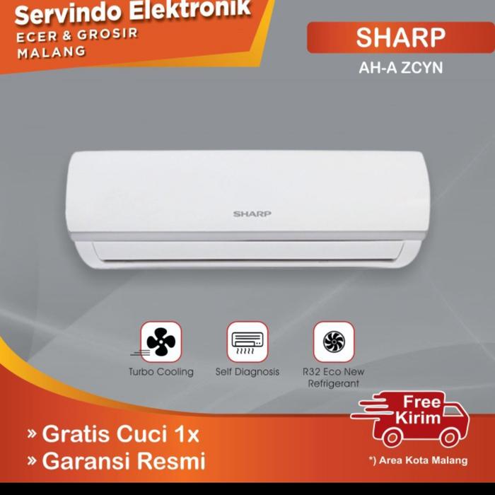 Jual SHARP AC 1.5 PK AH-A12ZCYN. Ac ruangan Ac split Garansi 10th ...