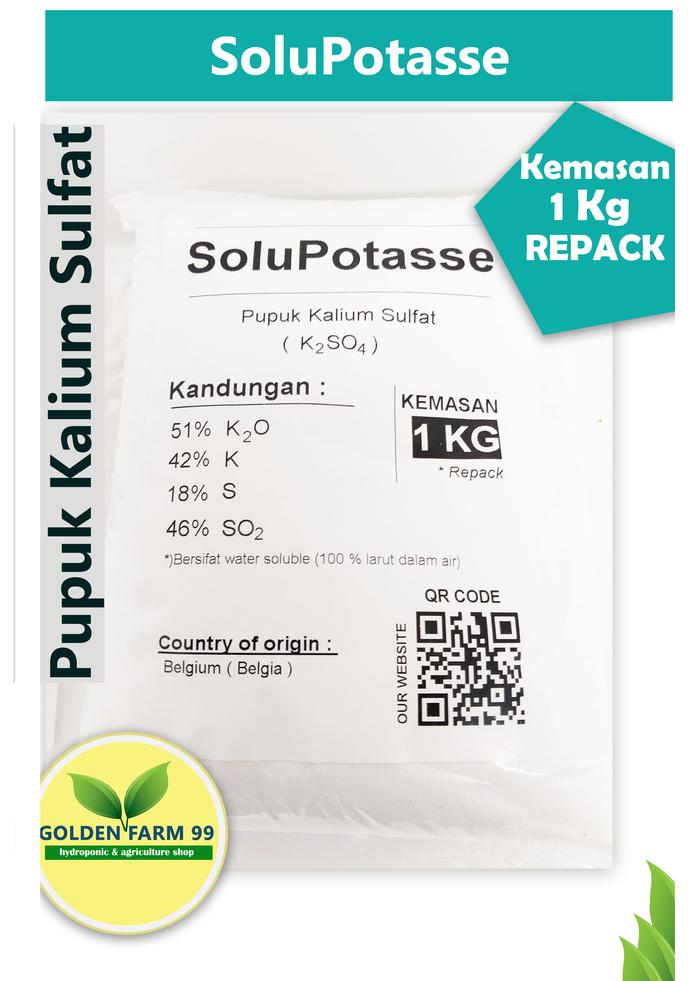 Jual Pupuk Kalium Sulfat K2SO4 SoluPotasse Kemasan 1 Kg - Jakarta Barat ...