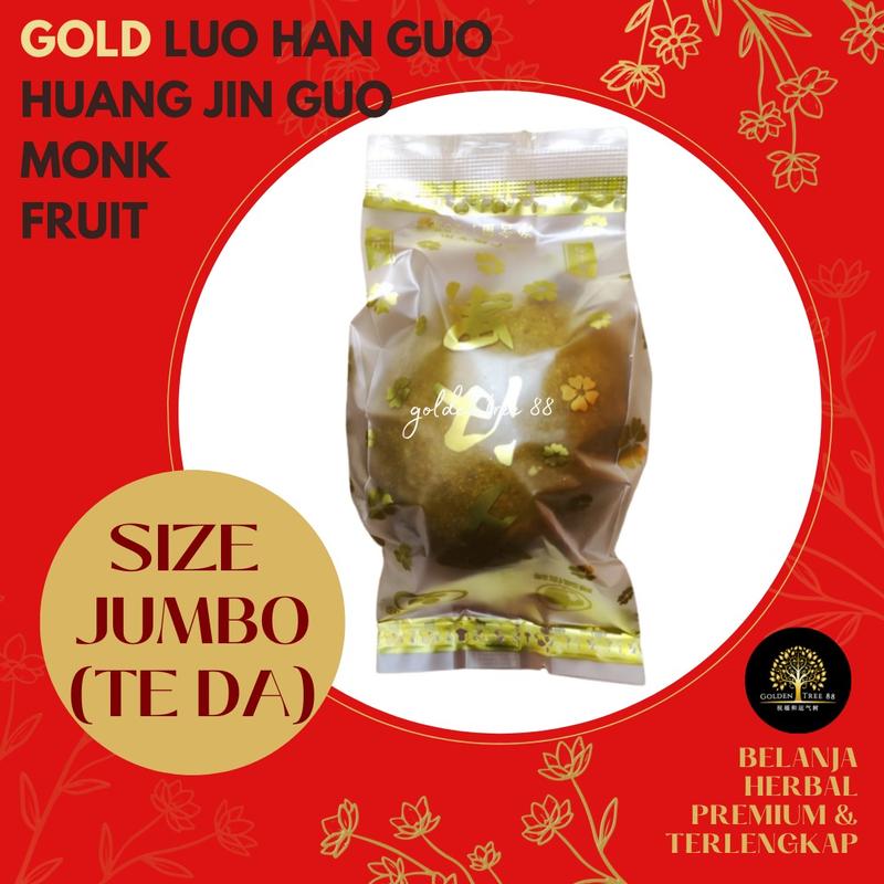 PREMIUM JUMBO GOLD LO HAN GUO HUANG JIN GUO LO HAN KUO EMAS STOK - Shop ...