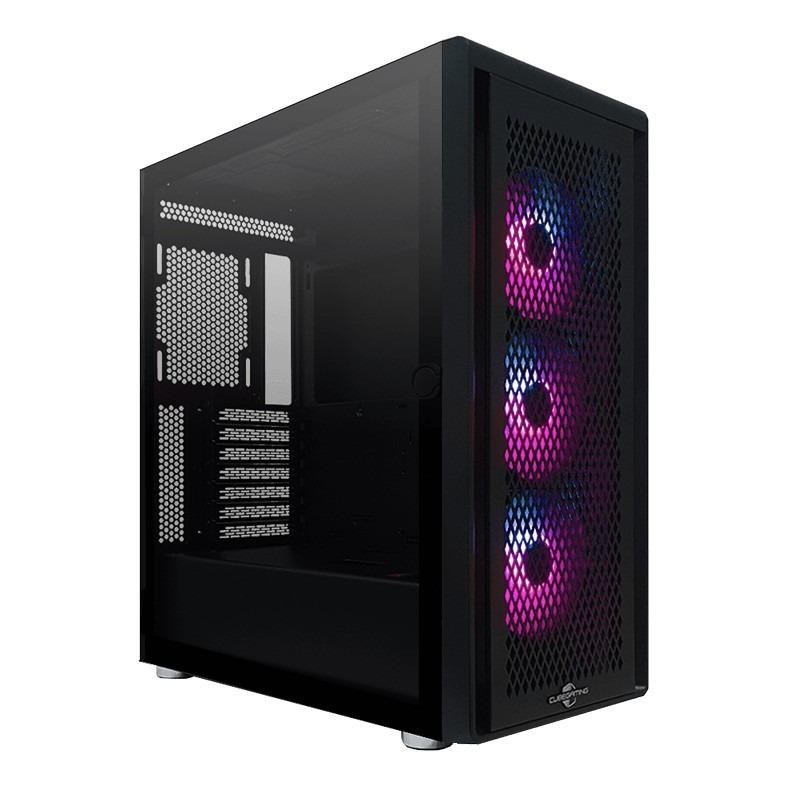 Cube Gaming Stalla ATX Mid Tower Case Left Side Glass Door Black|White ...