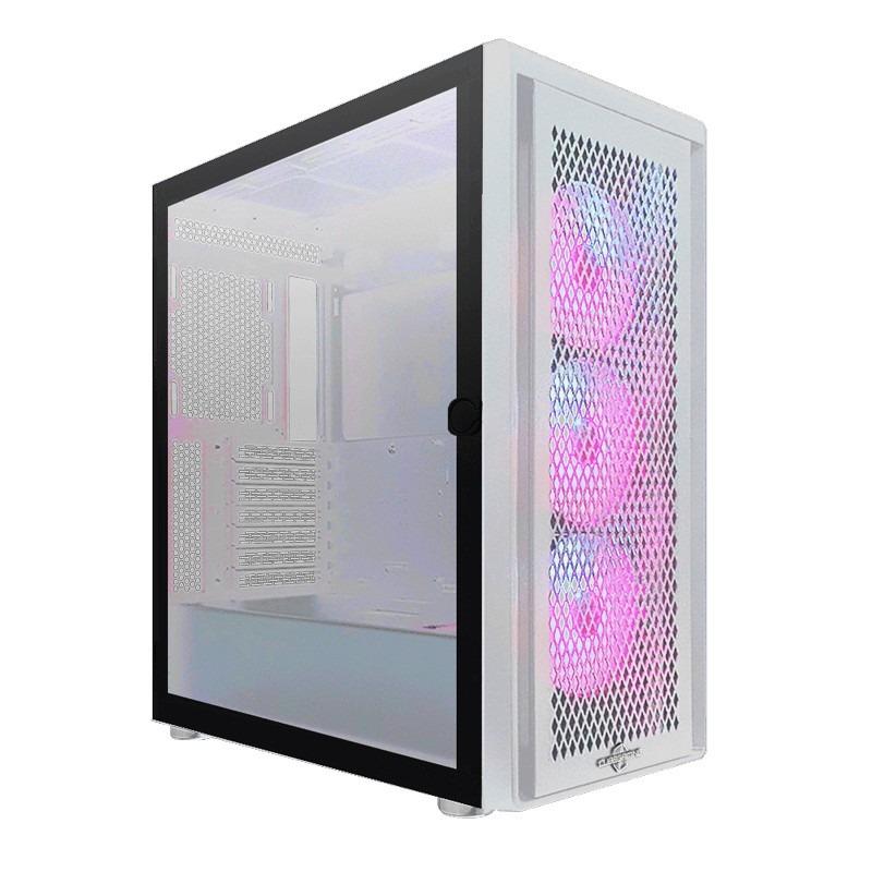 Cube Gaming Stalla ATX Mid Tower Case Left Side Glass Door Black|White ...