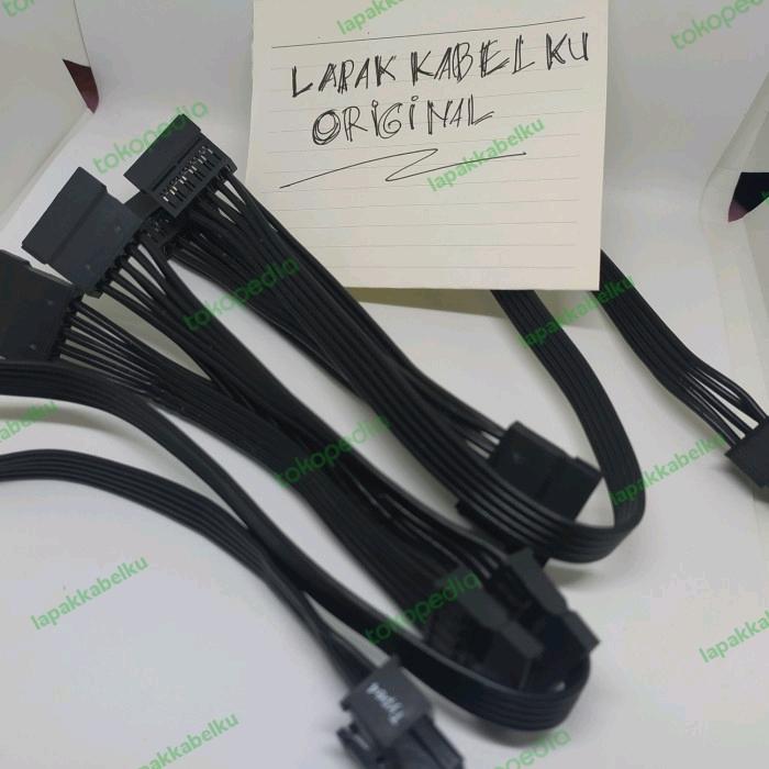 kabel modular corsair sata 8 pin to 4pin sata ( model pipih) - Shop ...